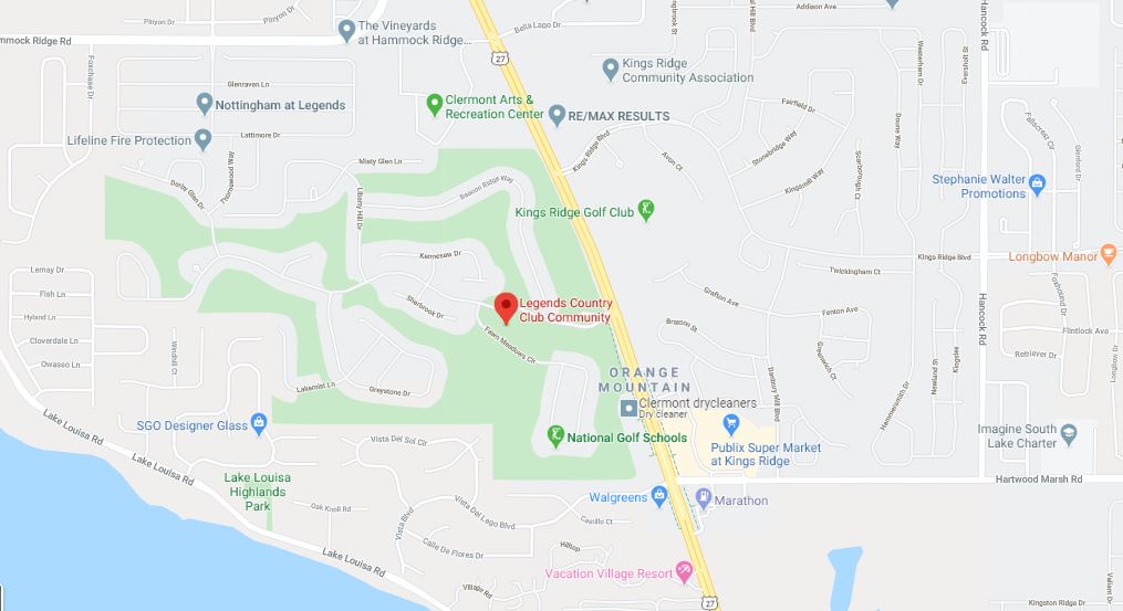 Legends Neighborhood in Clermont Florida - Tour the Community